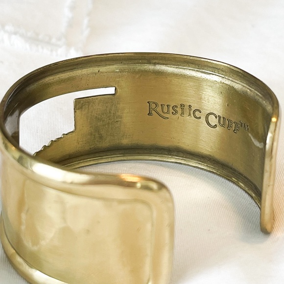 Rustic Cuff | Jewelry | Rustic Cuff Gold Rimmed Cut Out Oklahoma Map ...